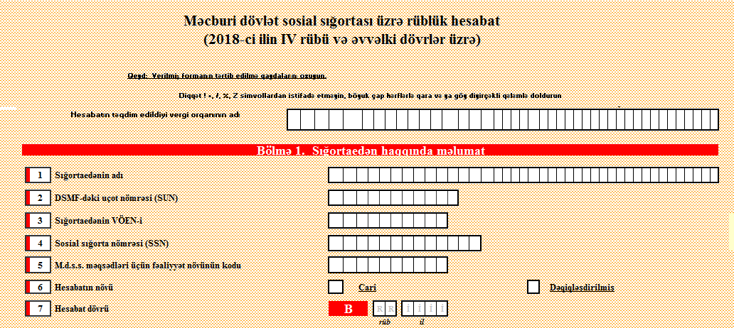 Yeni hesabat formaları təsdiq edilib | Muhasibat.Az